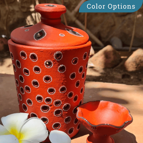 Shop Terracotta Jar Diya by Antarang Crafts online at the best price on ...